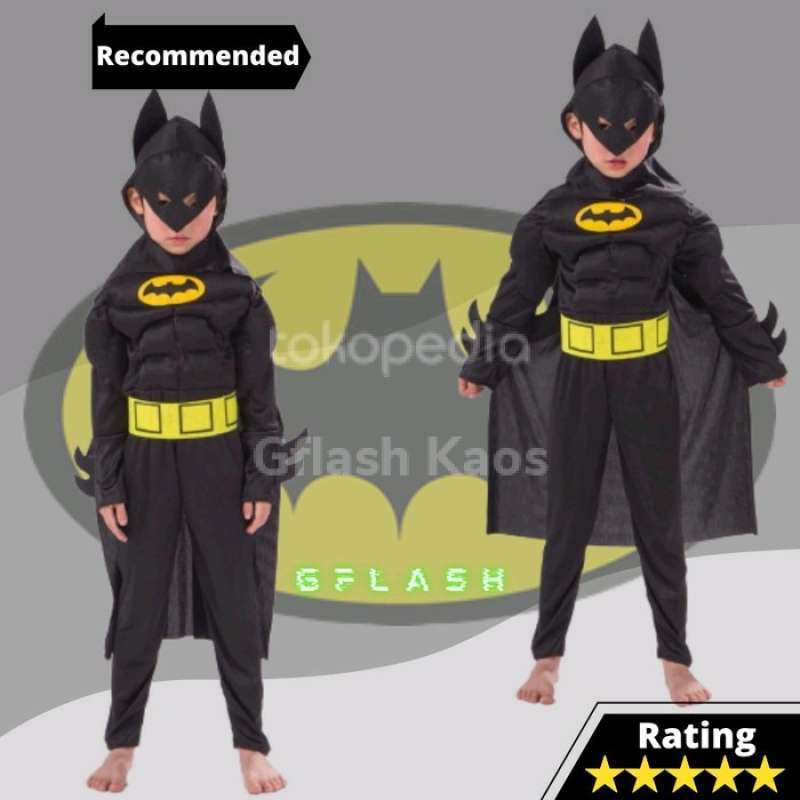 Promo KOSTUM BATMAN ANAK COSTUME COSPLAY ULTAH KARAKTER BUSA OTOT ...