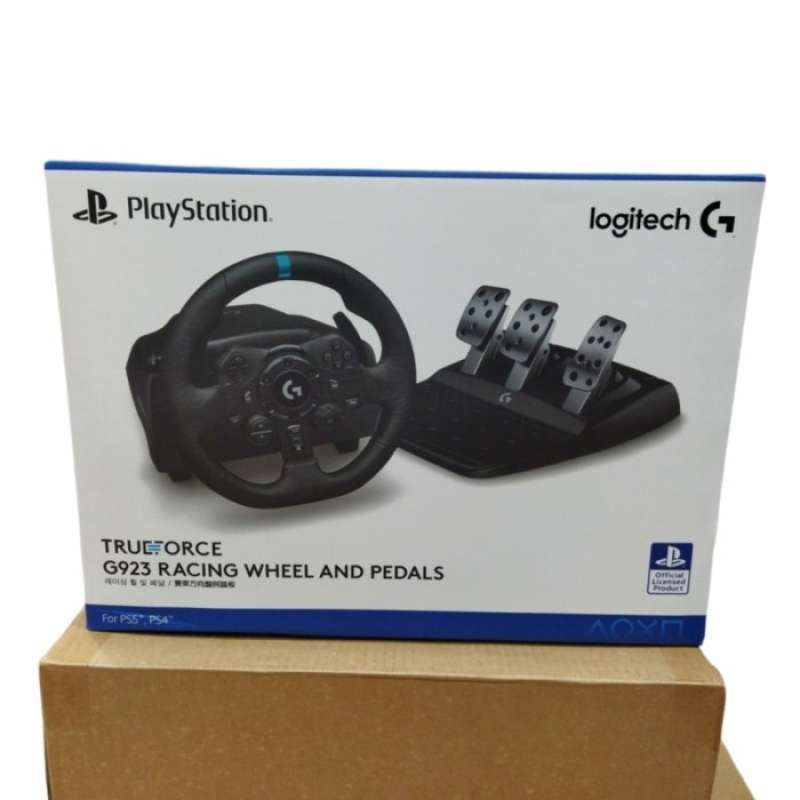 Promo Logitech G923 TRUEFORCE SIM Racing Wheel and Pedals For PS4 / PS5 / PC Diskon 23% di ...