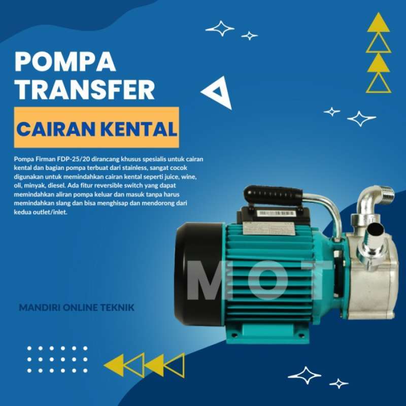 Promo Pompa Cairan Kental Firman Fdp 25 Hd Pompa Oli Minyak Berkualitas ...