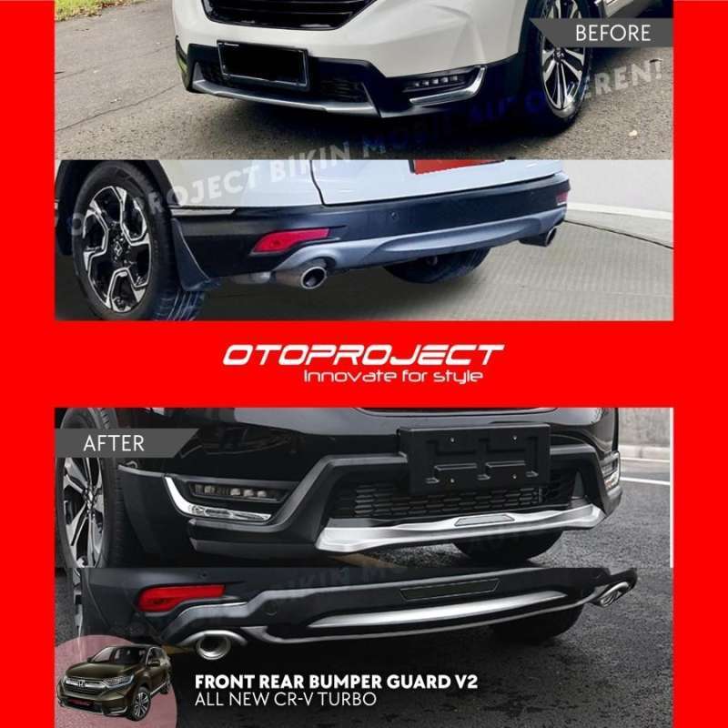 Jual Bumper Guard Front and Rear set All new CRV Turbo V2 Otoproject di ...