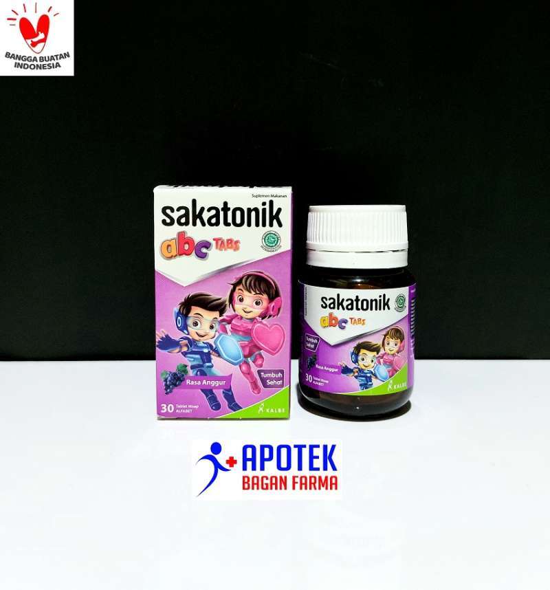Jual SAKATONIK ABC BOTOL 30TABLET - Multivitamin Anak Tablet Hisap di ...