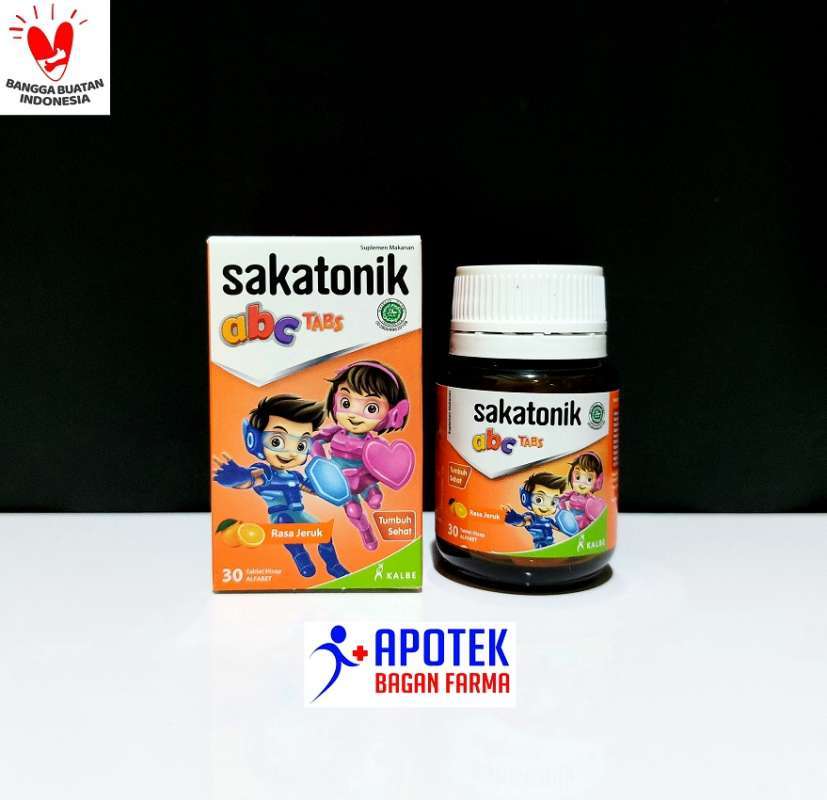 Jual SAKATONIK ABC BOTOL 30TABLET - Multivitamin Anak Tablet Hisap di ...