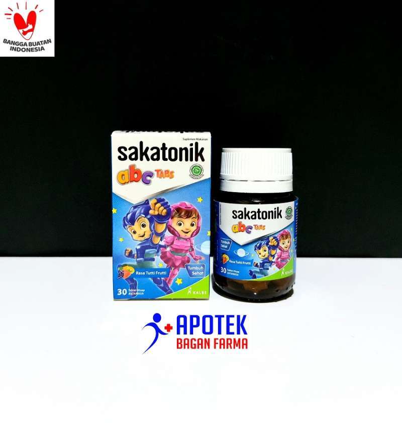 Jual SAKATONIK ABC BOTOL 30TABLET - Multivitamin Anak Tablet Hisap di ...