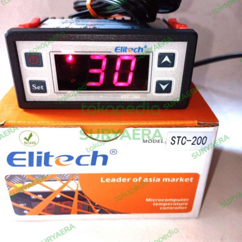 Promo Elitech Stc 200 Thermostat Pengontrol Suhu / Temperature ...