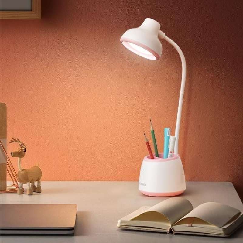 Promo DL05 Desk Lamp Lampu Meja LED Touch Lampu Baca Belajar 1200mAh ...