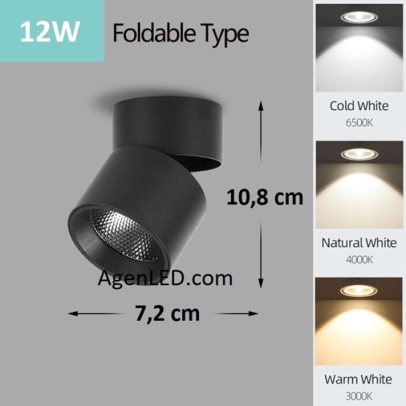 Promo Lampu LED 12W Spotlight Plafon 12 watt Sorot Downlight OB Spot ...
