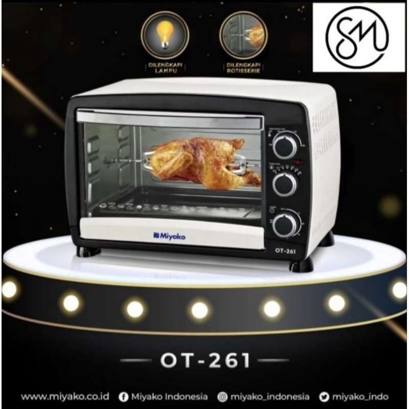 Jual Oven Miyako Ot-261 26 Liter Listrik Ot261 Di Seller Sinar Matahari ...