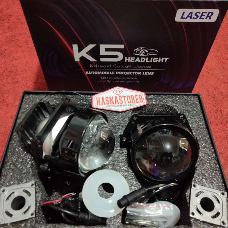 Promo Biled 3 Inch Lampu Projie Proyektor K5 Blue Lens 6000k Diskon 23% Di Seller Minotur Store ...