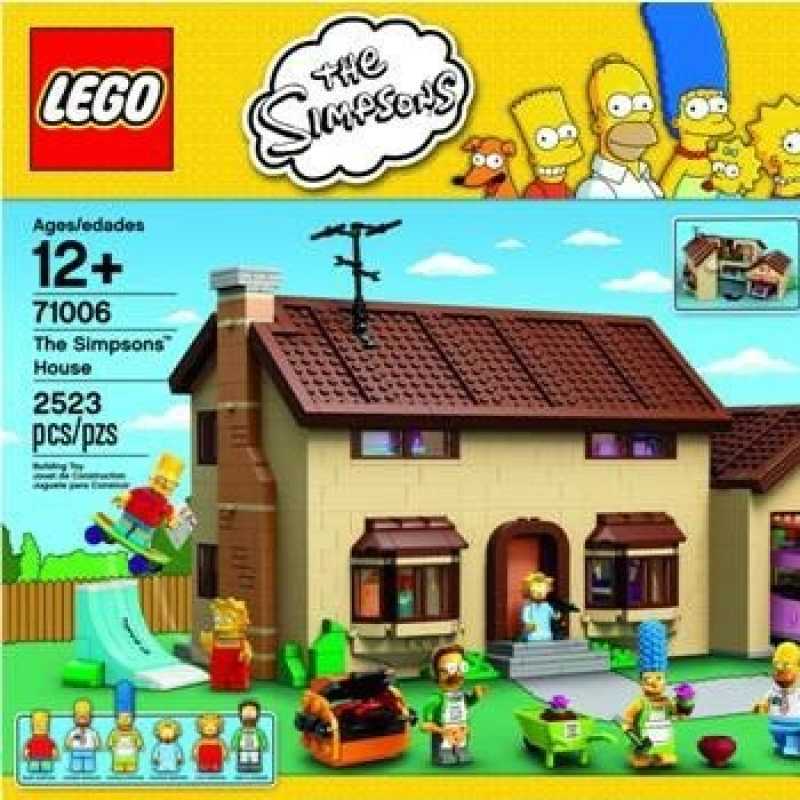 Promo Lego 71006 The Simpsons Family House Bart Homer Marge Lisa Maggie ...