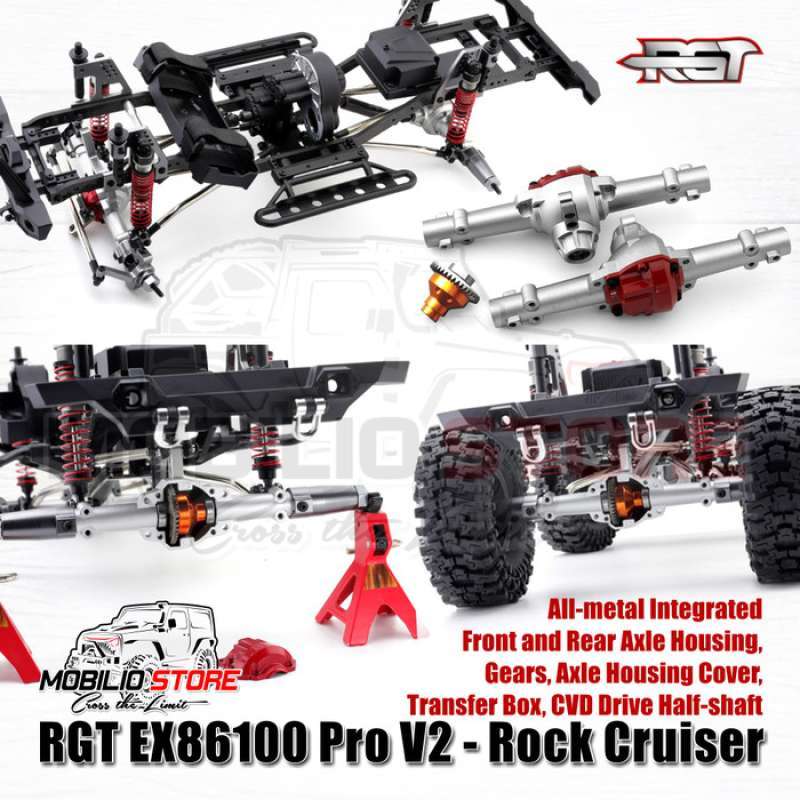 Promo RGT EX86100 Pro V2 - Rock Cruiser 1/10 Scale RC Crawler Kit ...