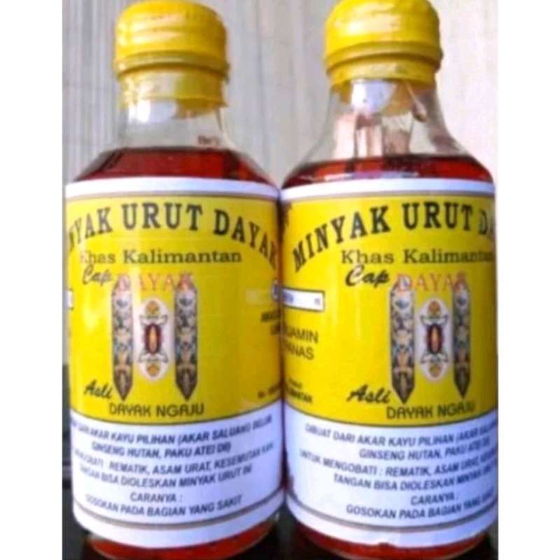 Jual minyak urut dayak kalimantan 250 ml (kemasan botol plastik) di ...