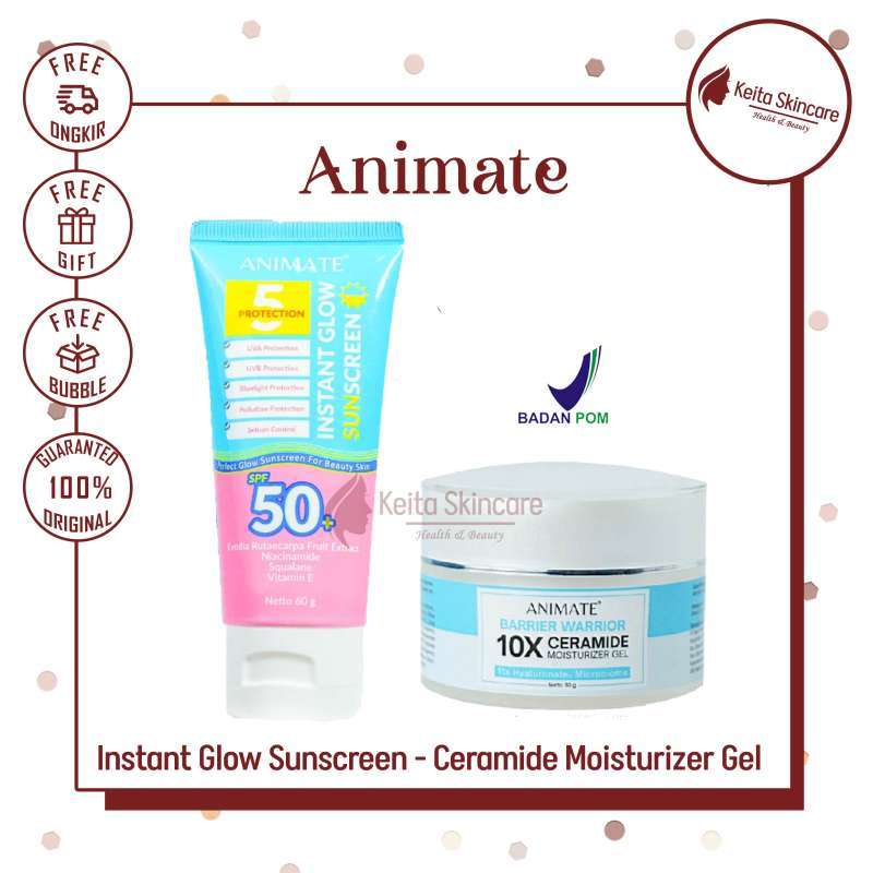 Promo Animate Instant Glow Sunscreen 5 Protection | Barrier Warrior 10X ...