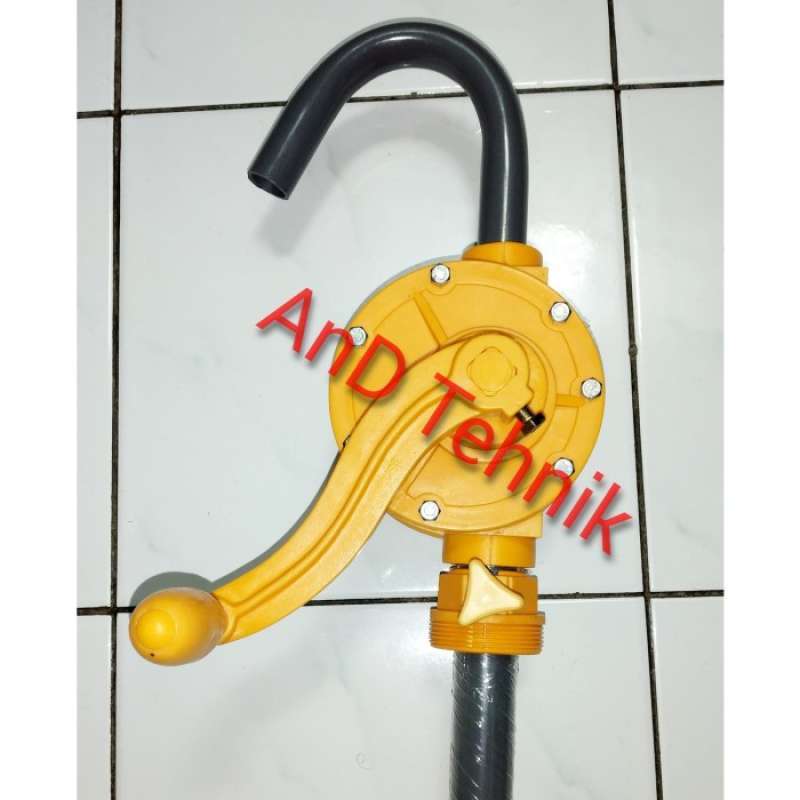 Promo Pompa Oli Drum PVC Manual Rotart Hand Oil Pump Manual Diskon 23% ...