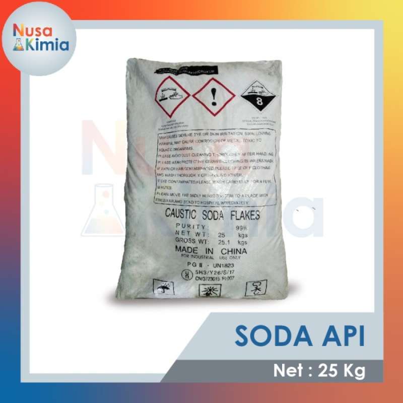 Promo Soda Api / Caustic Soda / NAOH Flakes 25 Kg Diskon 23% di Seller ...