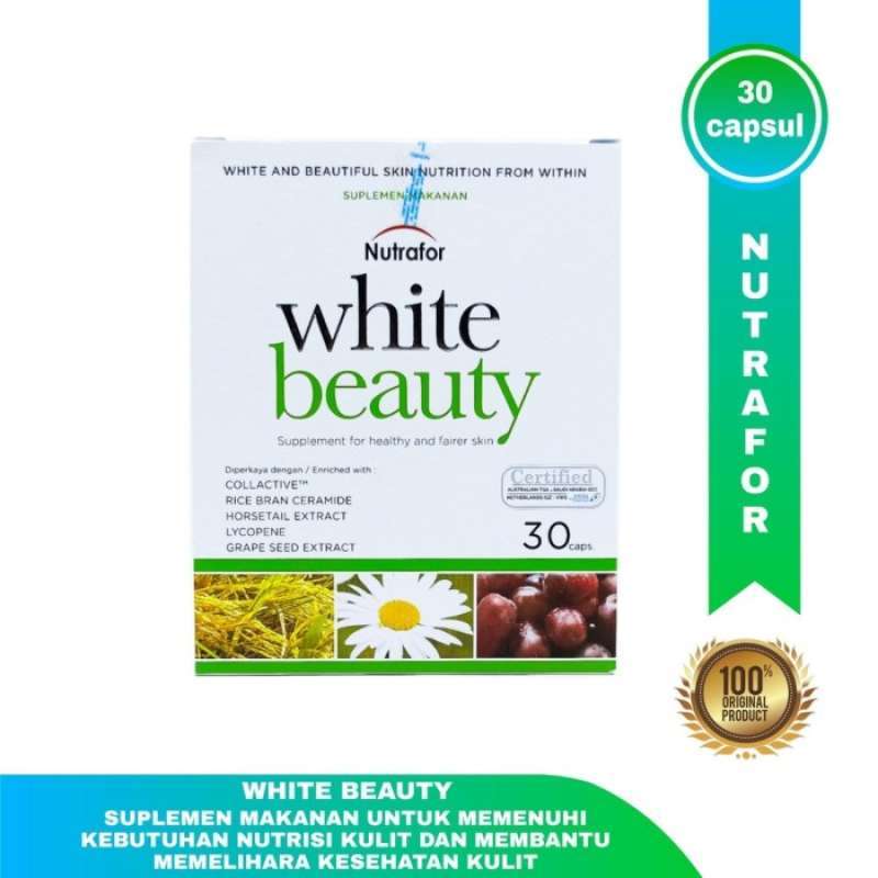 Promo Nutrafor White Beauty isi 30 kapsul - Supplement Kulit - Vitamin ...