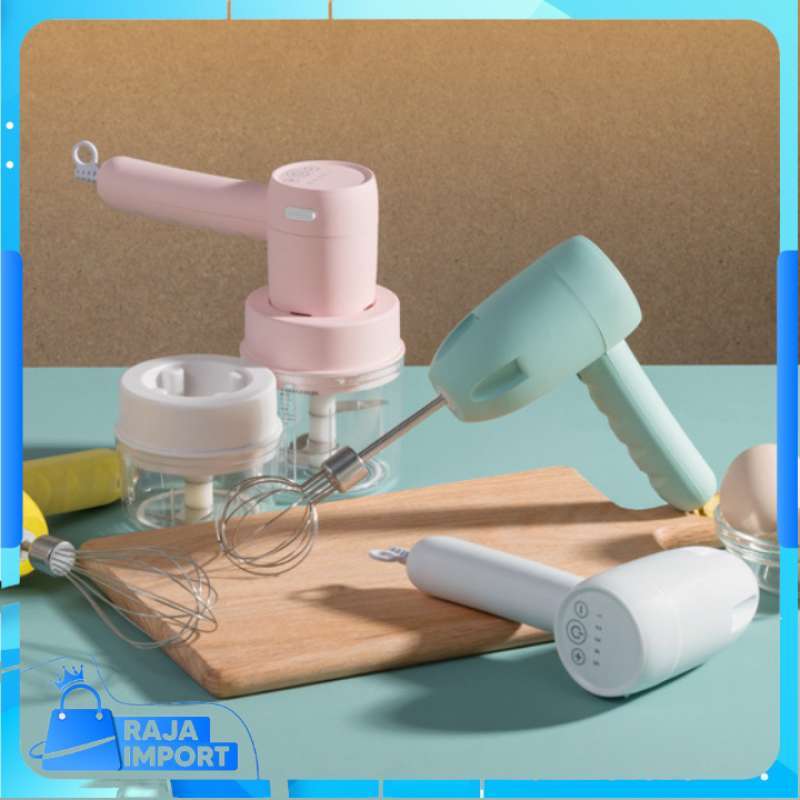 Jual H6010 Mixer Chopper Blender 3 In 1 / Chopper Portable 3 In 1 ...