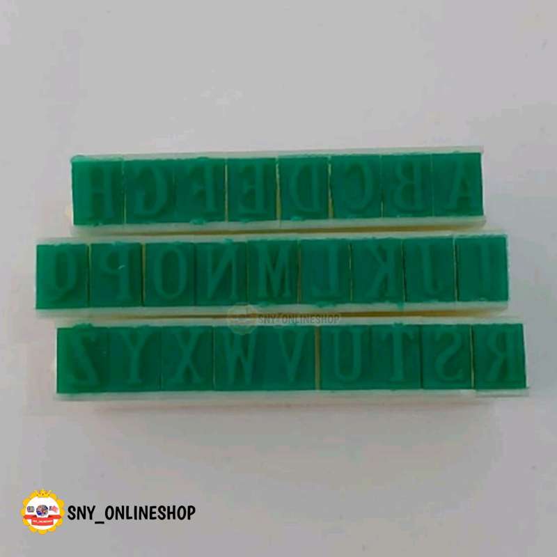 Jual Stempel Huruf Alphabet Stempel S5 Karet Model Huruf Bongkar Pasang ...