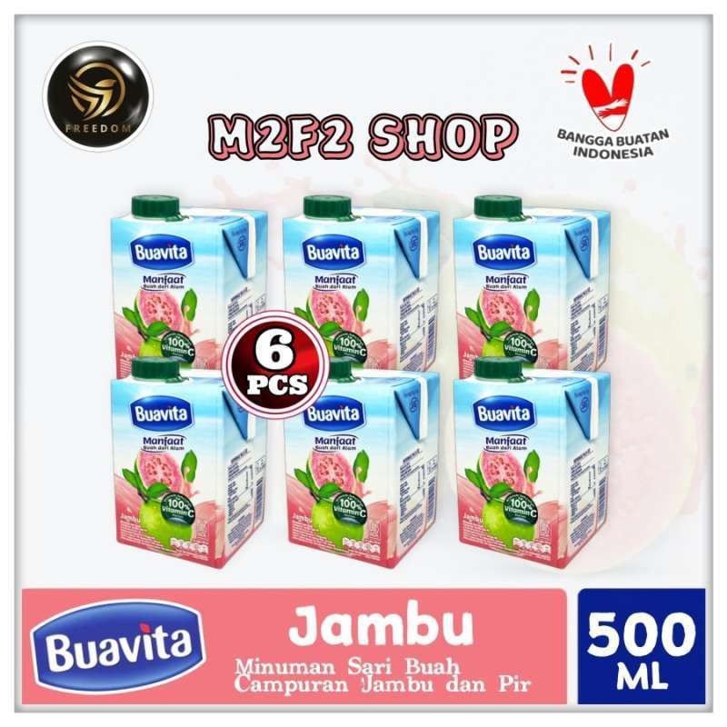 Promo Jus Buavita Rasa Jambu Kotak | Juice Guava - 500 ml (Kemasan 6 ...