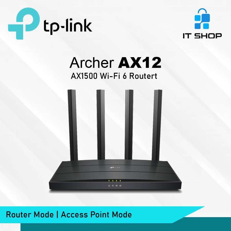 Jual Tp-link Archer Ax12 Ax1500 Wi-fi 6 Router Di Seller It Shop ...