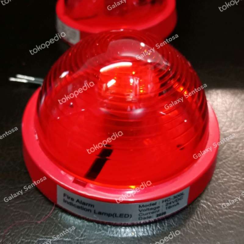 Promo Indicating Lamp LED HC-300L, 24V DC, Lampu Fire Alarm Diskon 31% ...