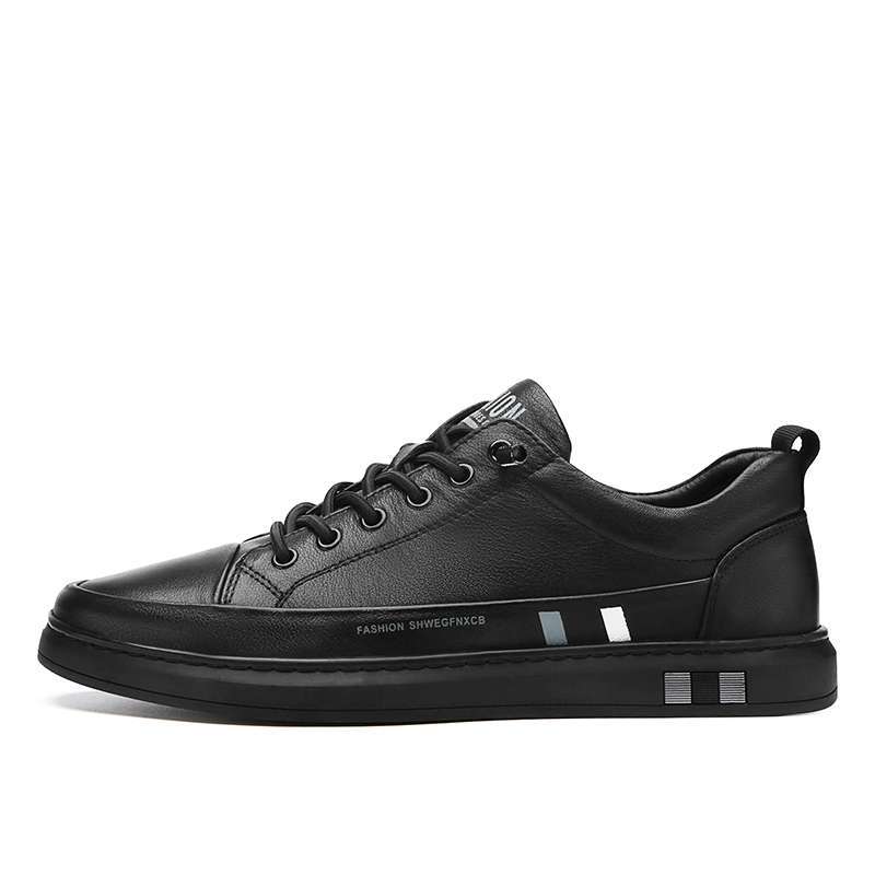 Jual Sepatu Sneakers Pria Sepatu Kulit Pria Casual Shoe Hitam Kerja Formal Kekinian MC444 ...