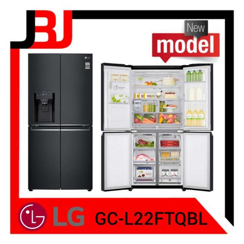 Promo Kulkas 4 Pintu GC-L22FTQBL Side by Side Inverter GCL22FTQBL Diskon 23% di Seller Surota ...