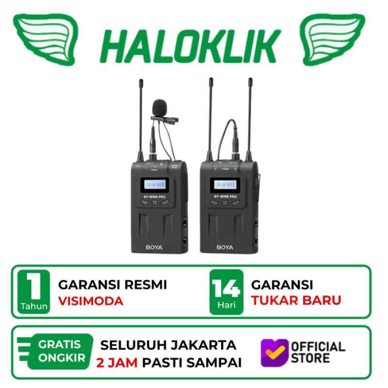 Promo Boya BY-WM8 Pro K1 K-1 UHF Wireless Microphone Diskon 23% di Seller Azurestore - Pulo ...