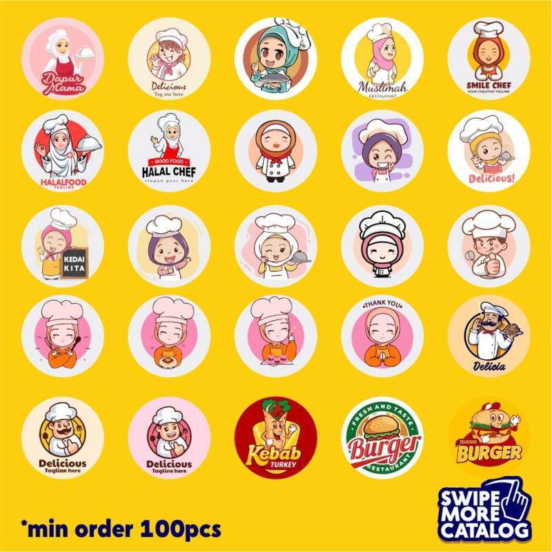 Jual Cetak Stiker Vinyl / Cetak Stiker Label Kemasan / Label Usaha ...