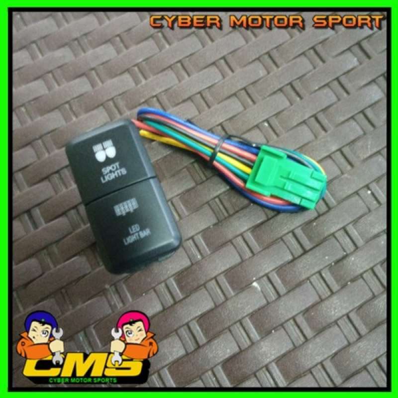 Promo Switch Lampu Double 2 Fungsi Universal Saklar Lampu Mobil