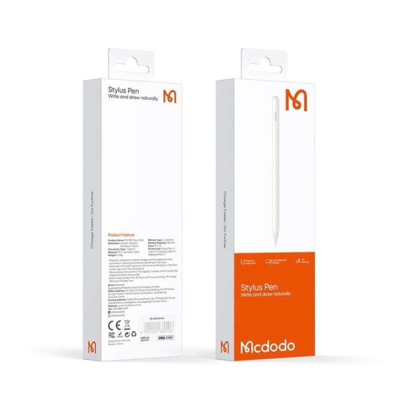 Jual Mcdodo Apple Pencil Magnet Stylus iPad Pro Air Mini 6 Palm ...