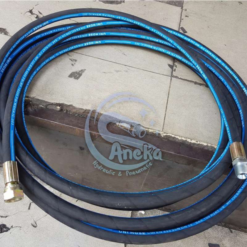 Promo Hydraulic Hose 3/8 R2 330 Bar Pj.12mtr X Male Connector Diskon 25 ...