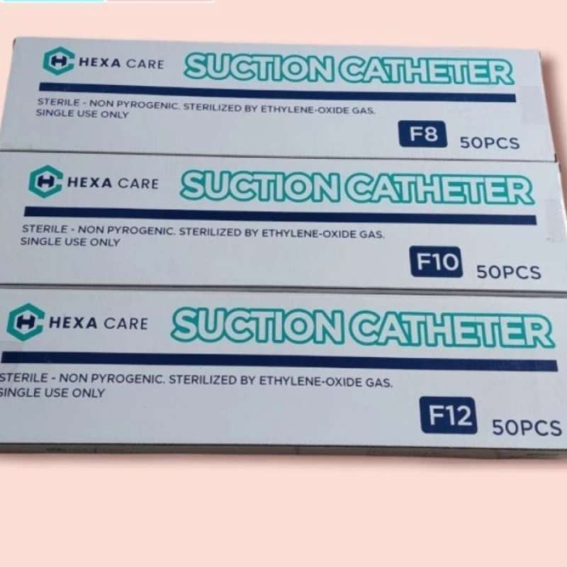 Promo Selang Suction Catheter Hexacare No.6 8 10 12 14-per Box(50pcs ...