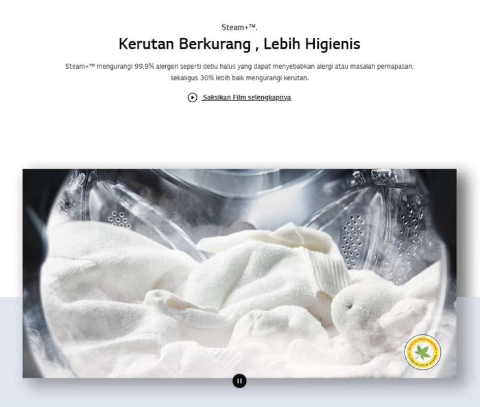 Jual Mesin Cuci Lg Front Loading 12 Kg Fv1412d4m (washer+dryer) Di ...