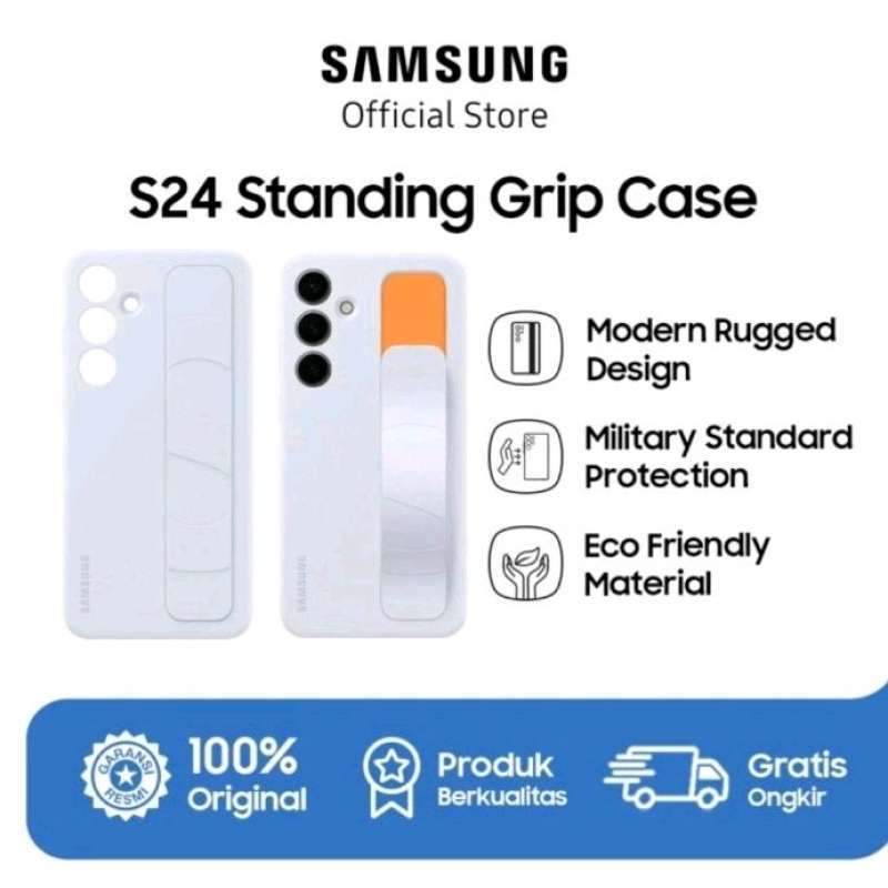 Promo Samsung Galaxy S24 Standing Grip Case - Original - Taupe Diskon 4 ...