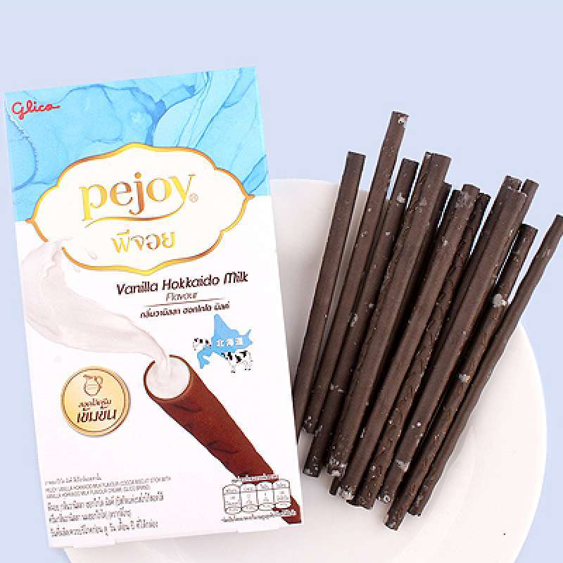 Jual Glico Pejoy Vanilla Hokkaido Milk 30gram Stick Biscuit 30g Glico ...