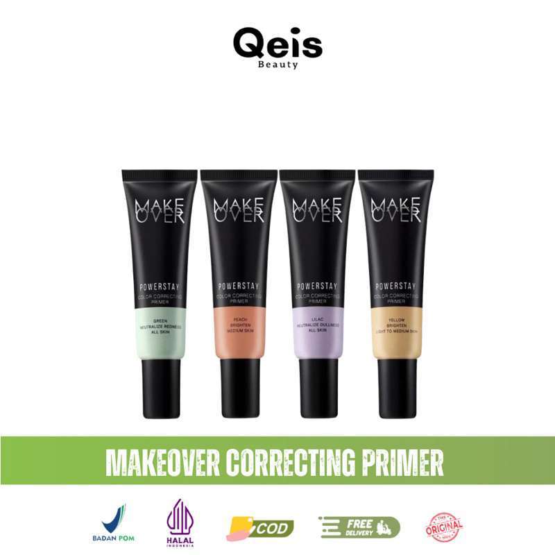 Jual ️Qeis️ MAKE OVER Power Stay Color Correcting Primer - Yellow di ...