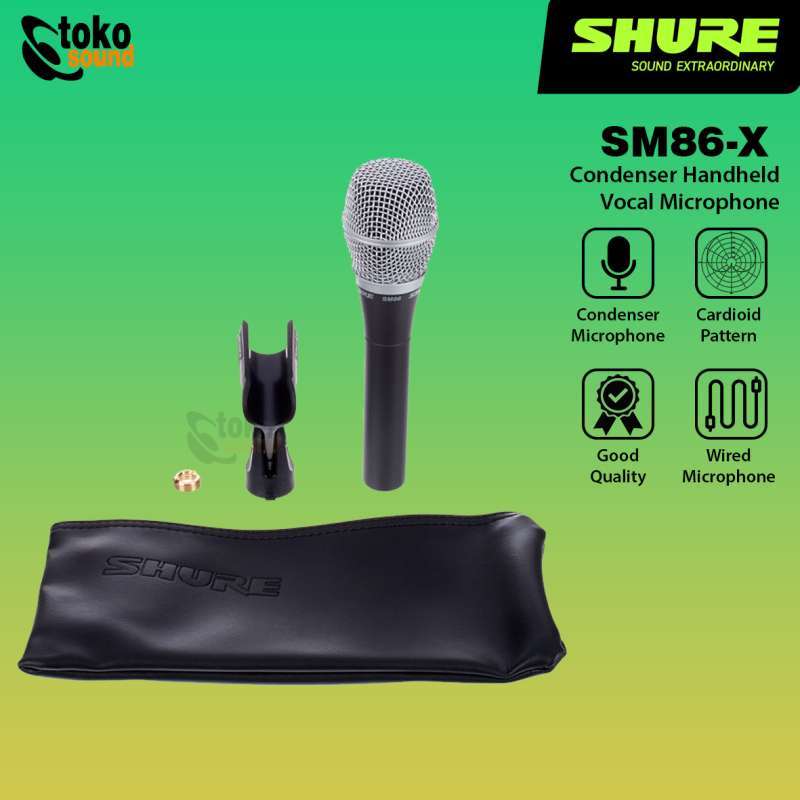 Jual Shure SM86 - Condenser Handheld Vocal Microphone Original di ...