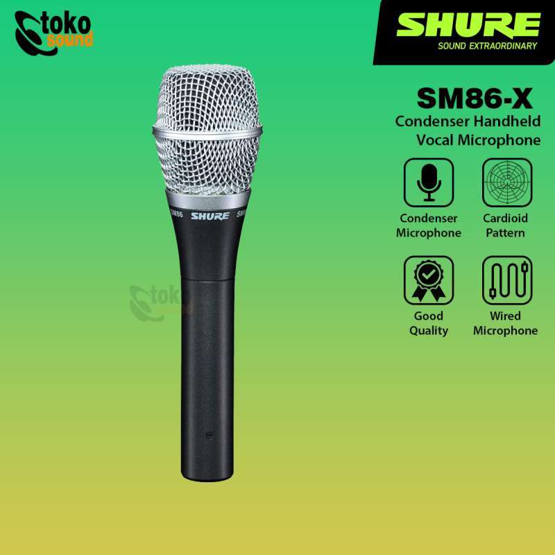 Jual Shure SM86 - Condenser Handheld Vocal Microphone Original di Seller Tokosound Proaudio ...