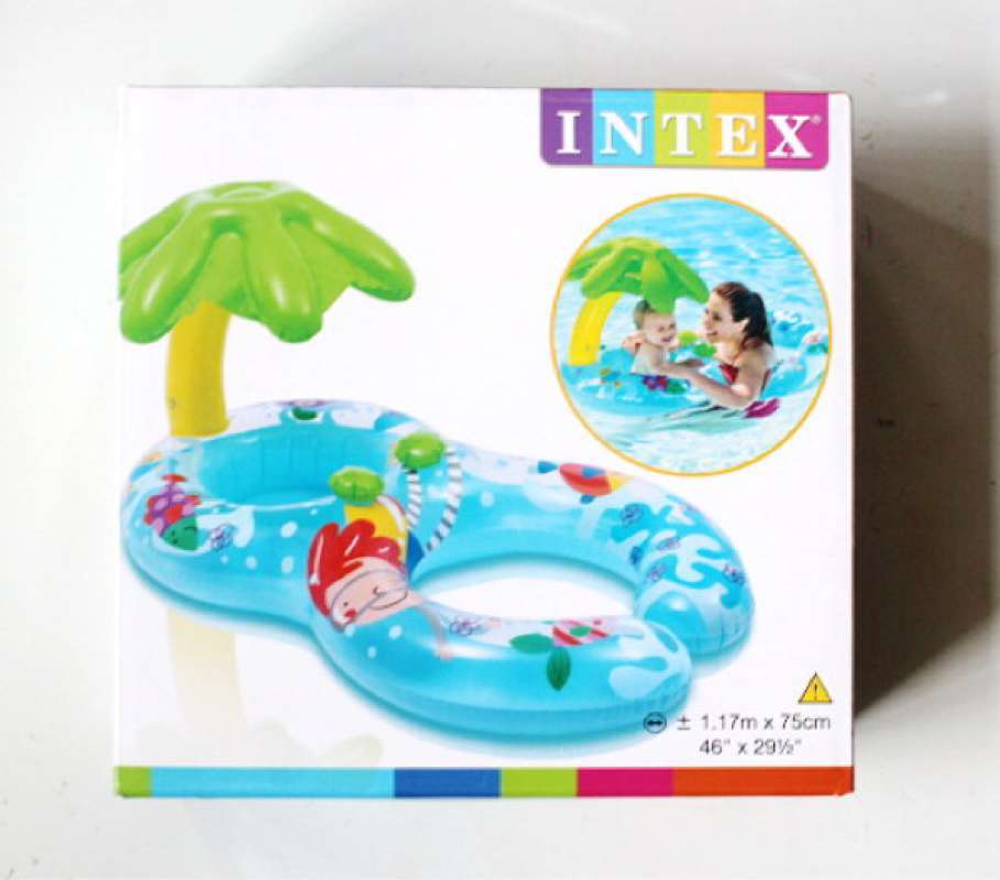 Promo Intex Baby Float With Mom / Baby Float Kanopi Combo Diskon 23% di ...