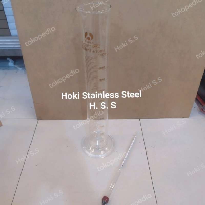 Promo Hydrometer Solar / Alat Tes kadar solar 800 - 900 MI / Satu set ...