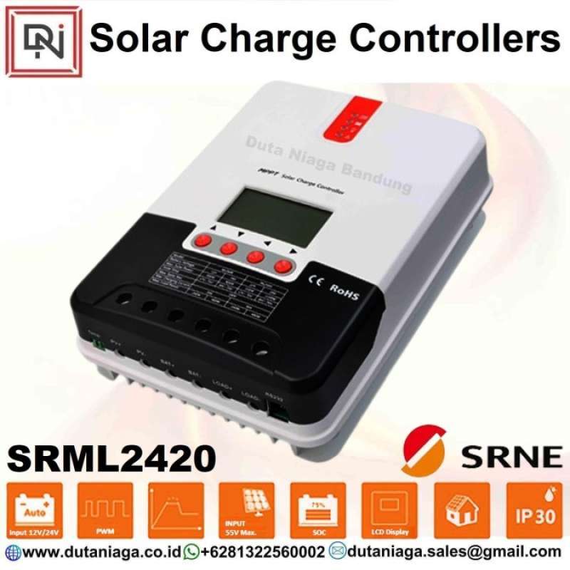 Promo Solar Charge Controller SRML2420 MPPT Regulator Solar panel 20A ... Promo Solar Charge Controller SRML2420 MPPT Regulator Solar panel 20A ...
