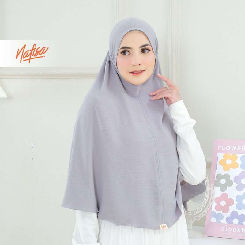 Promo Nafisa Hijab At Home Crinkle Airflow Premium - Bergo Maryam Crinkle Jilbab Crinkle Tali ...
