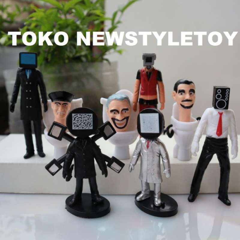 Promo SKIBIDI TOILET SIREN HEAD ACTION FIGURE MAINAN ANAK - TOCKO99 ...