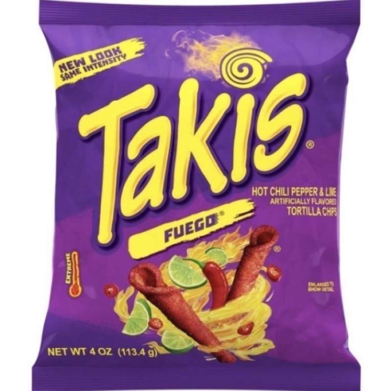 Promo Barcel Takis Fuego Hot Chili Pepper & Lime Tortilla Chips Diskon ...