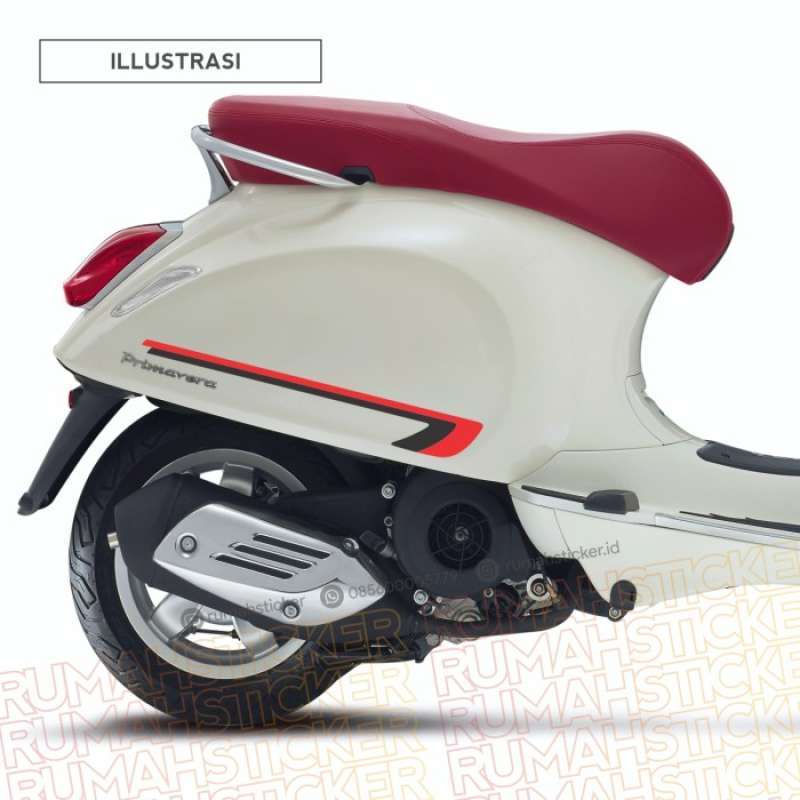 Promo STICKER CUTTING UNIVERSAL VESPA MODEL STRIPING VESPA SPRINT S ...