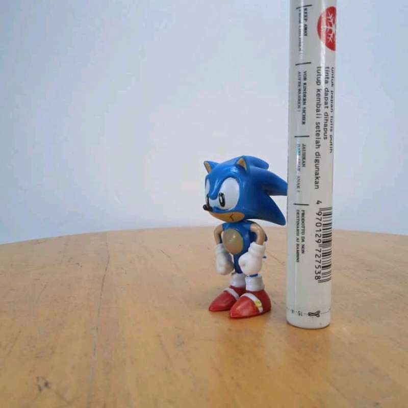 Jual mainan action figure mini sonic biru blue sonic the hedgehog ...