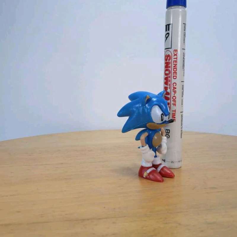 Jual mainan action figure mini sonic biru blue sonic the hedgehog ...