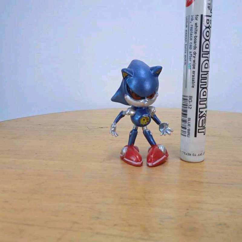 Jual mainan action figure mini sonic biru robot sonic the hedgehog ...