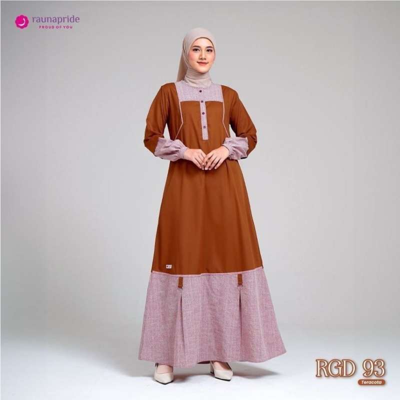 Jual Raunapride Dress Wanita Kekinian / Gd-93 / Fashion Muslim 2024 - S ...