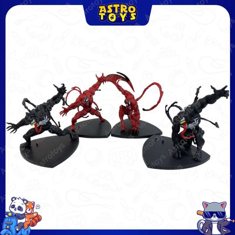 Jual Action Figure Venom Musuh Spiderman Miniatur Set - Venom Hitam 1 ...